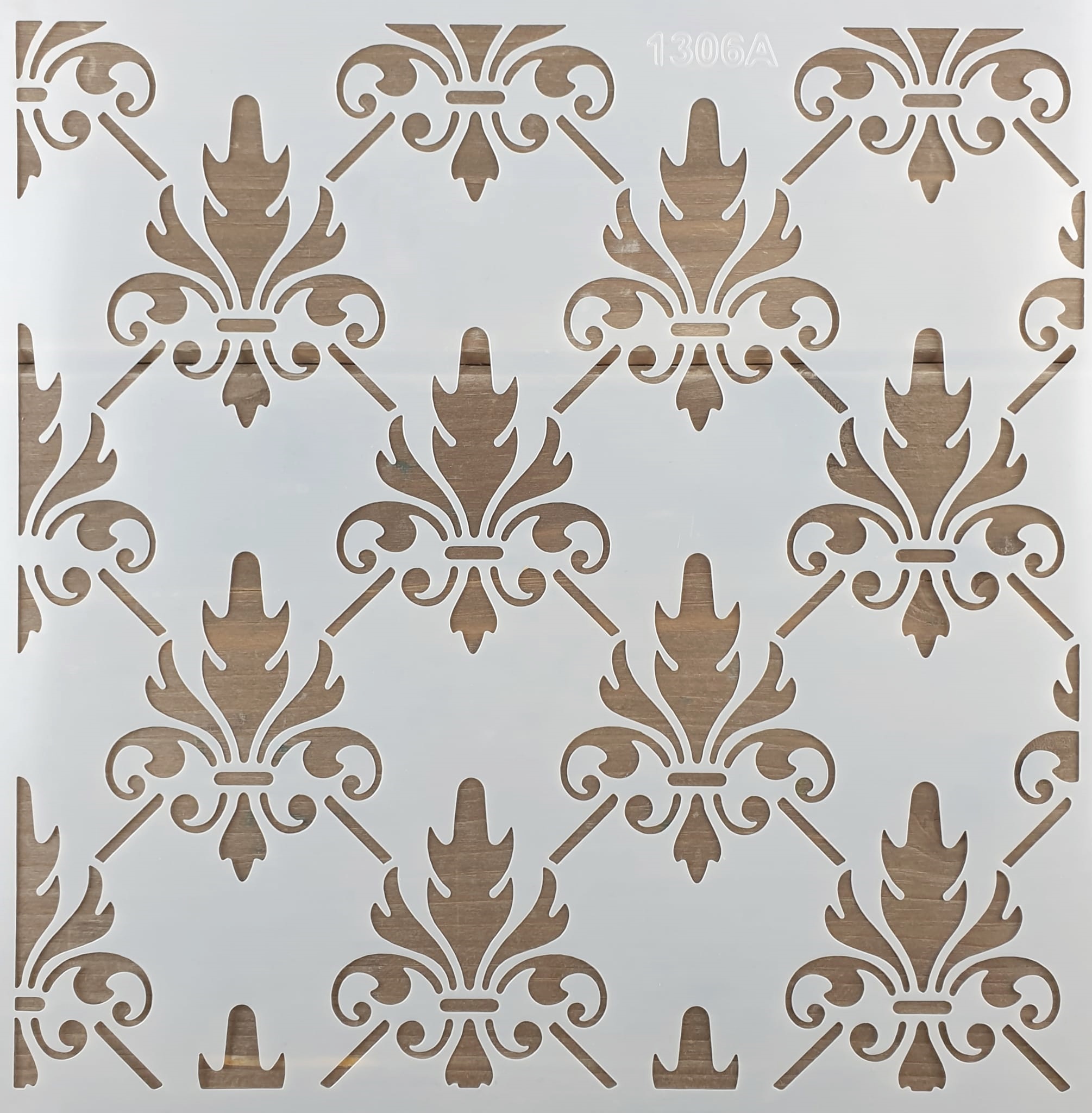 Șablon - background damask 1306 - 30x30 cm - haidihai