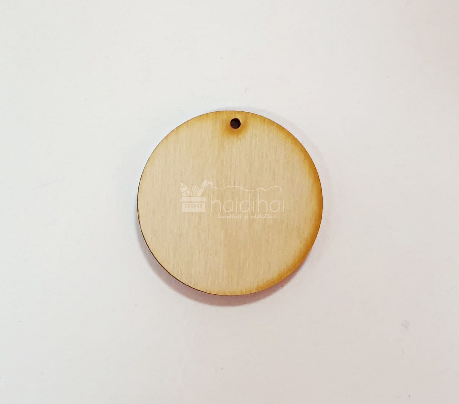 Bază lemn rotund – cercei – Ø4 cm - haidihai