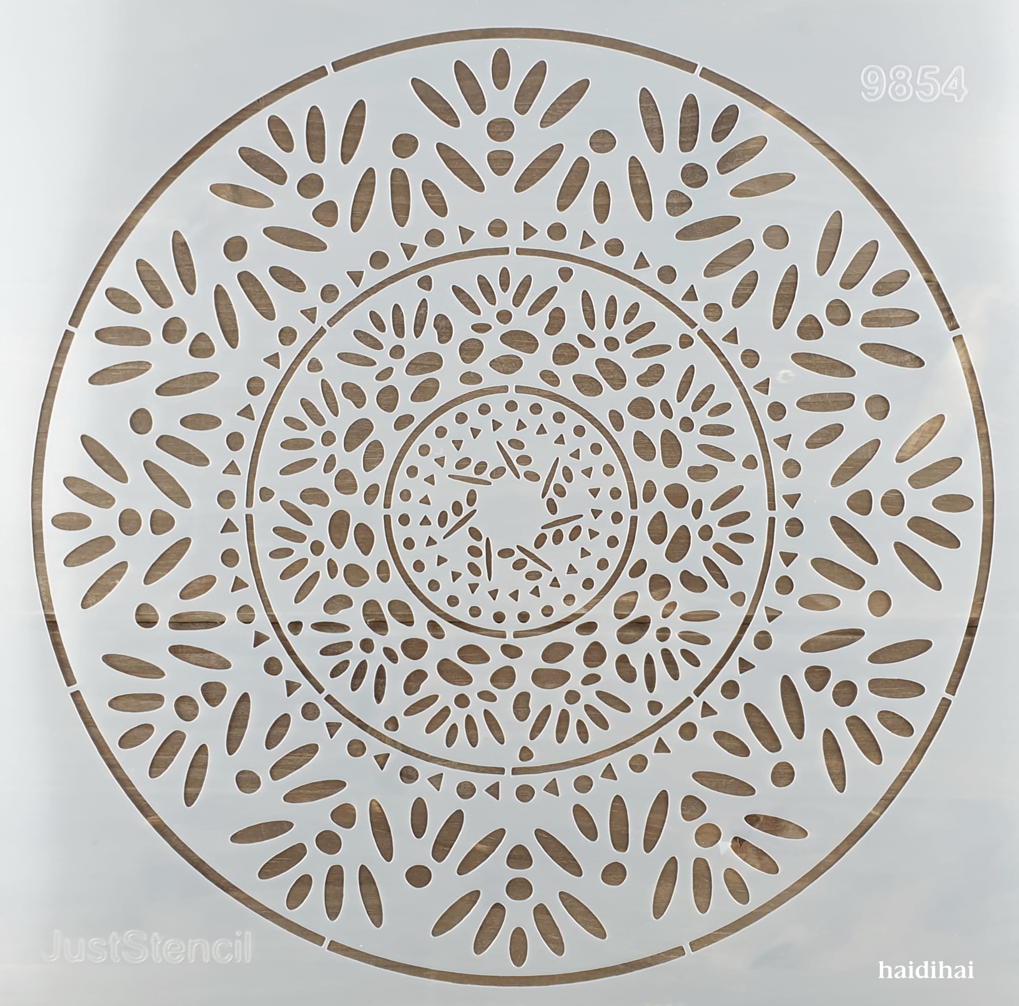 Șablon - Circle Pattern 2 - 30x30 cm - haidihai
