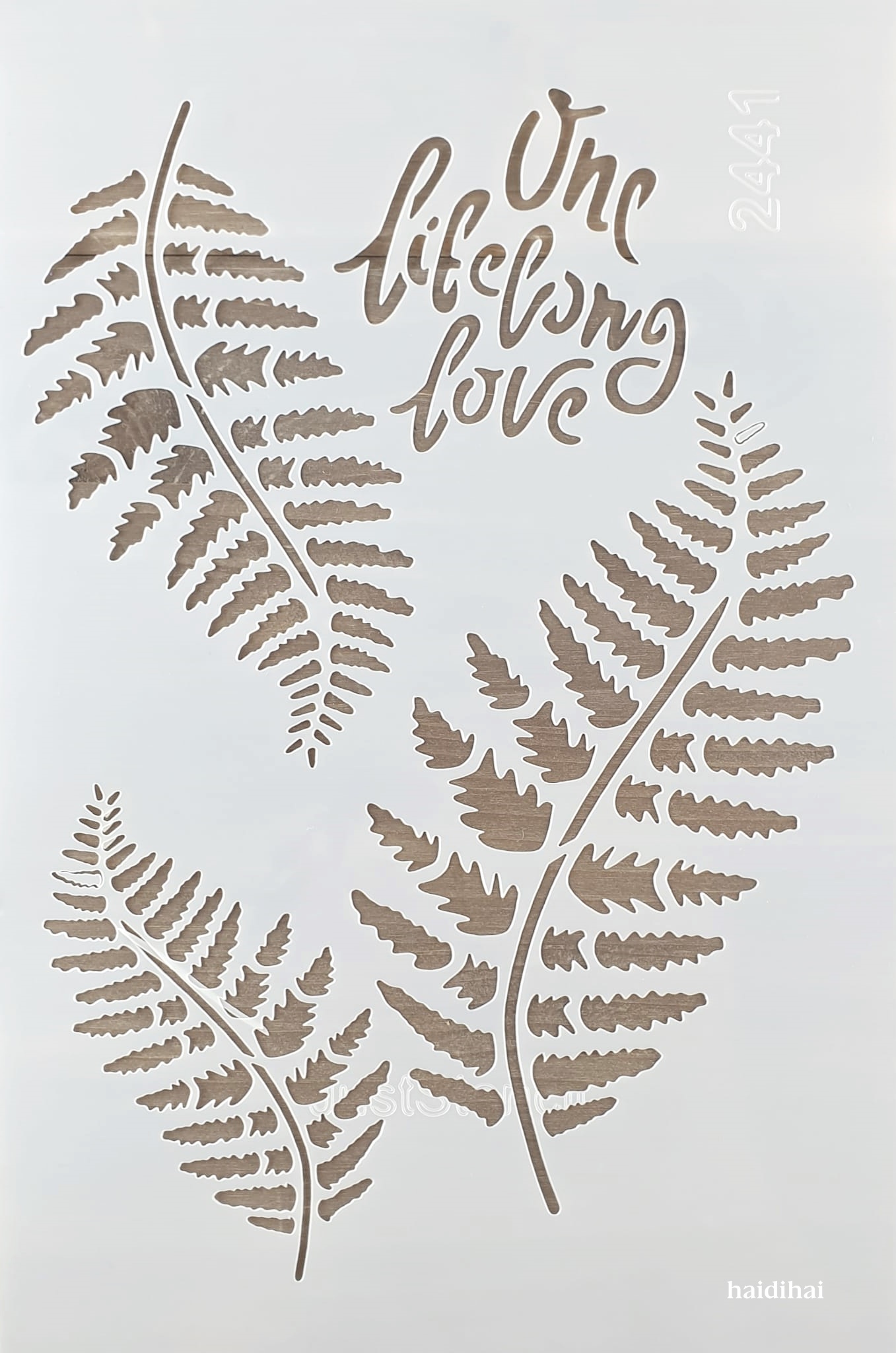 Șablon - Leaves Pattern - 20x30 cm - haidihai