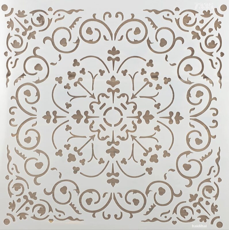 Șablon – Geometric Pattern 2 – 30×30 cm - haidihai