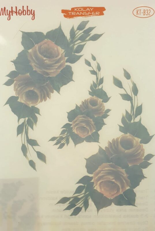 Hârtie transfer – easy – Roses 2 – 25×35 cm - haidihai