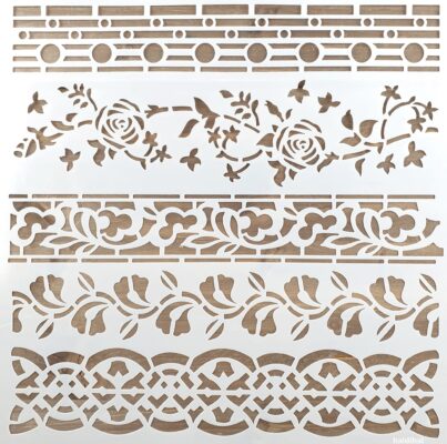 Șablon - Bordure Pattern - 30x30 cm - haidihai