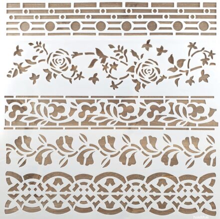 Șablon - Bordure Pattern - 30x30 cm - haidihai